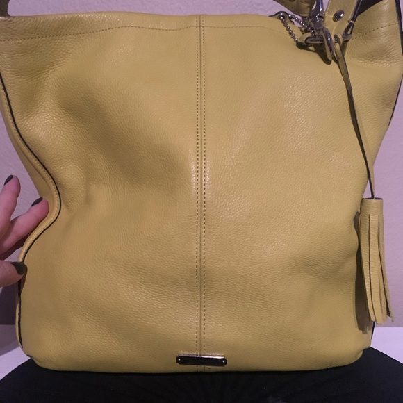 Coach | Bags | Coach Bright Yellow Handbag | Poshmark